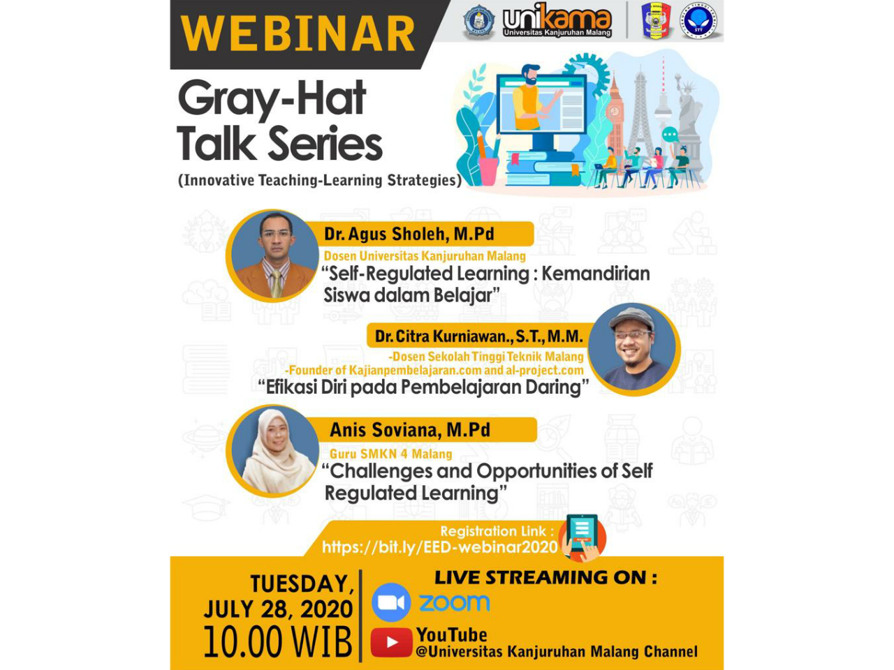 Webinar Gray-Hat Talk Series (Innovative Teaching-Learning Strategies) - Universitas PGRI ...